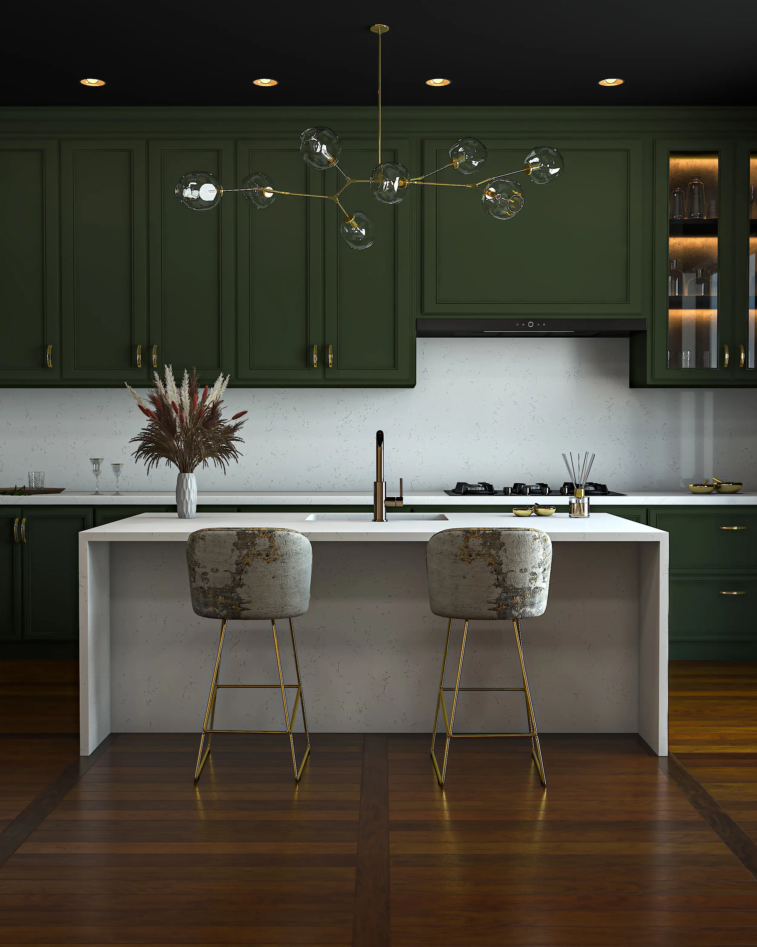 Bianco Sol® White Quartz Countertops for Kitchens