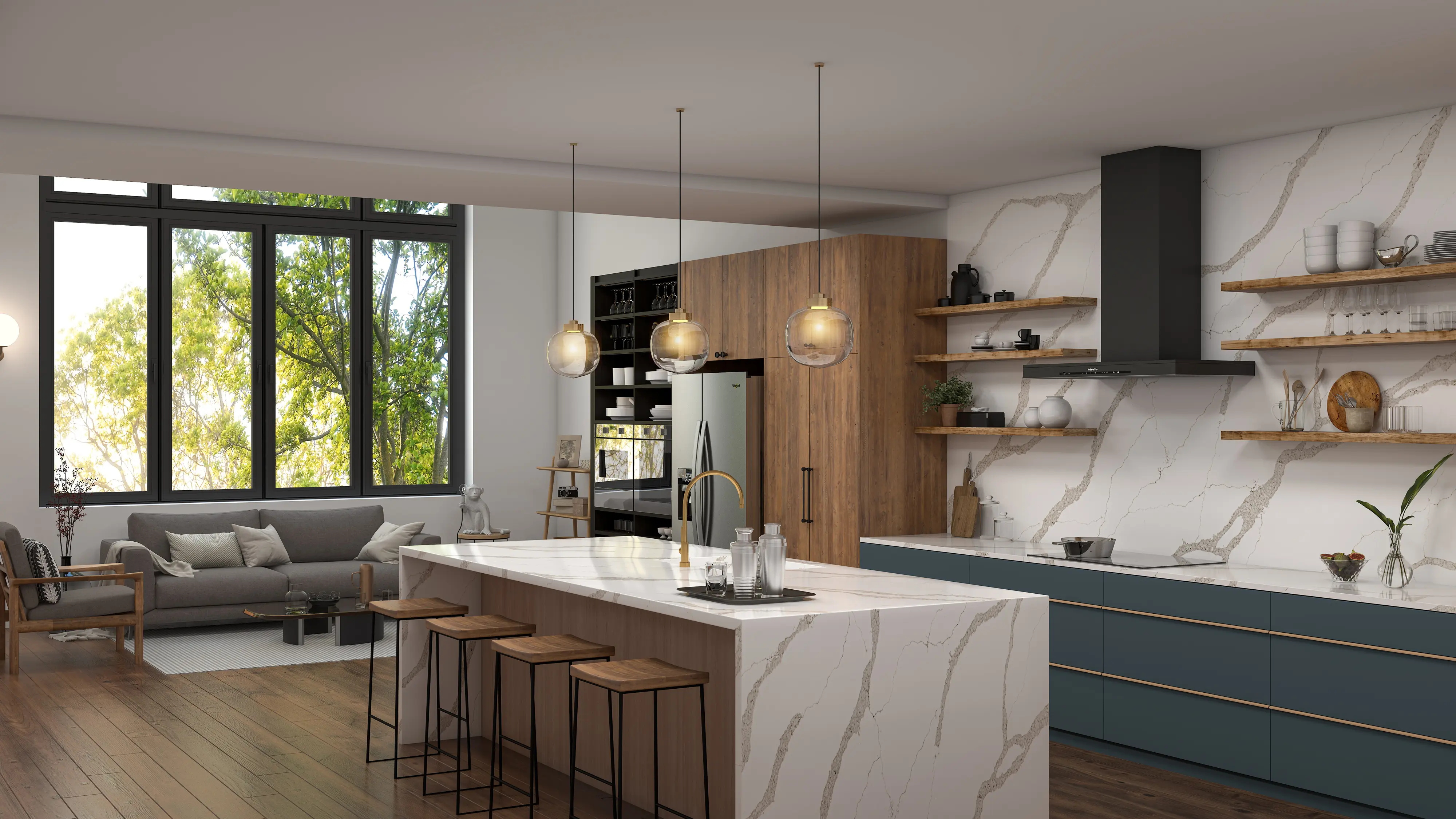 Terra Sol Quartz Surface | Natural Earth-Inspired Design
